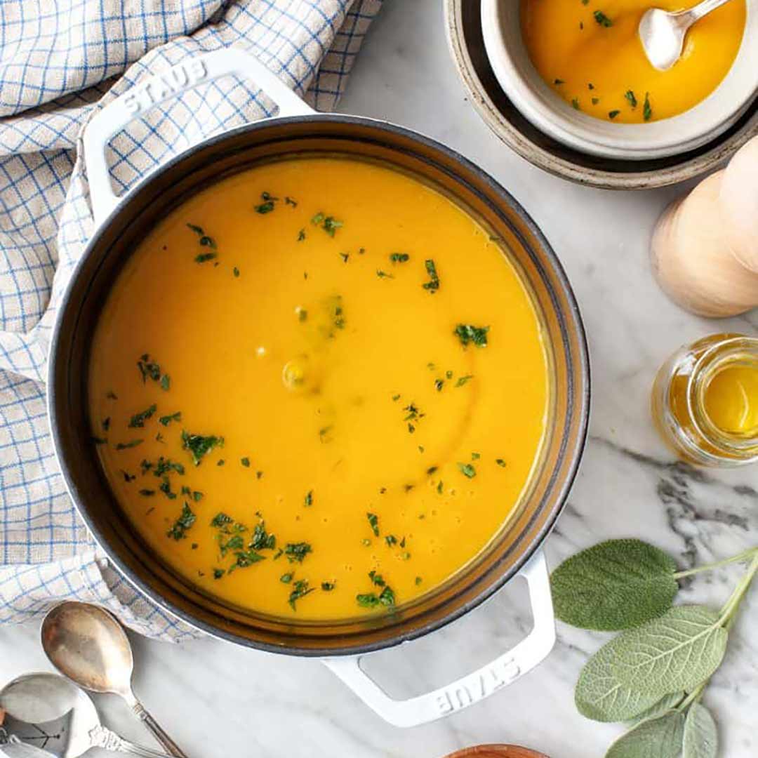 Spiced Roasted Butternut Squash Soup - Health Promotion